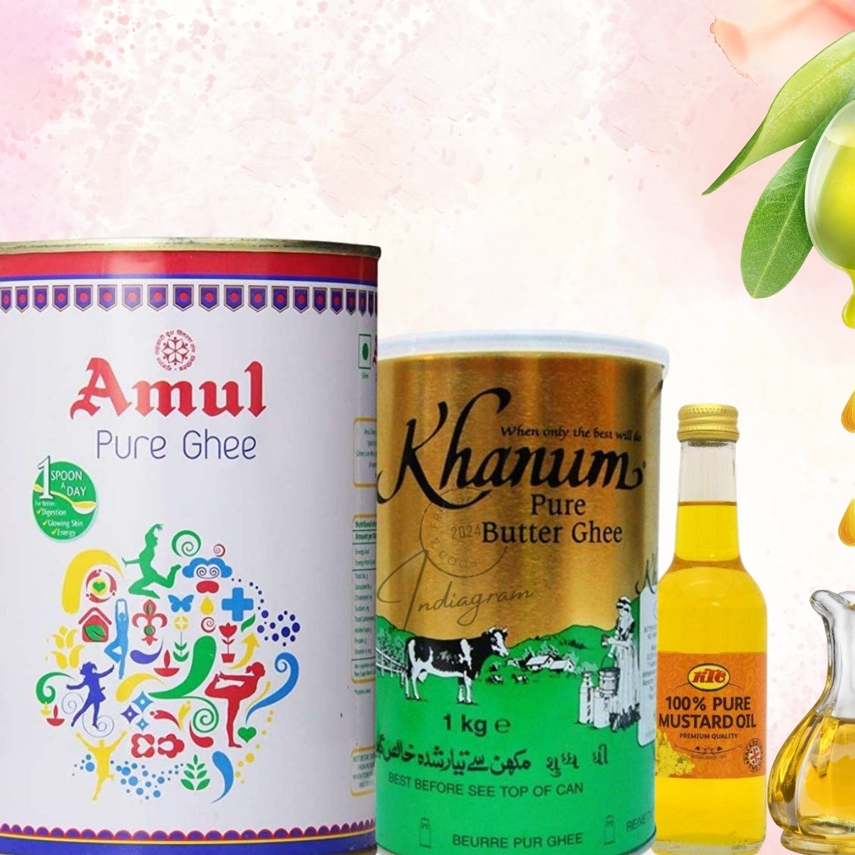 Ghee & Oils – INDIAGRAM FOOD & FREUDE