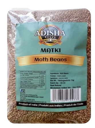 ADISHA MOTH BEANS (MATKI) - 1Kg – INDIAGRAM FOOD & FREUDE